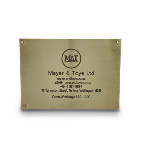 Engraving & Personalisation - Mayer & Toye - Tribe Design